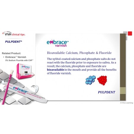 Embrace Varnish 5% - Varnish, lakier do fluoryzacji, remineralizacji ...